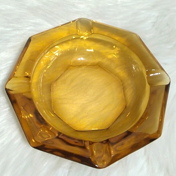 70's Vintage | Other | Vintage 7s Ashtray Or Candy Dish Thick Glass ...